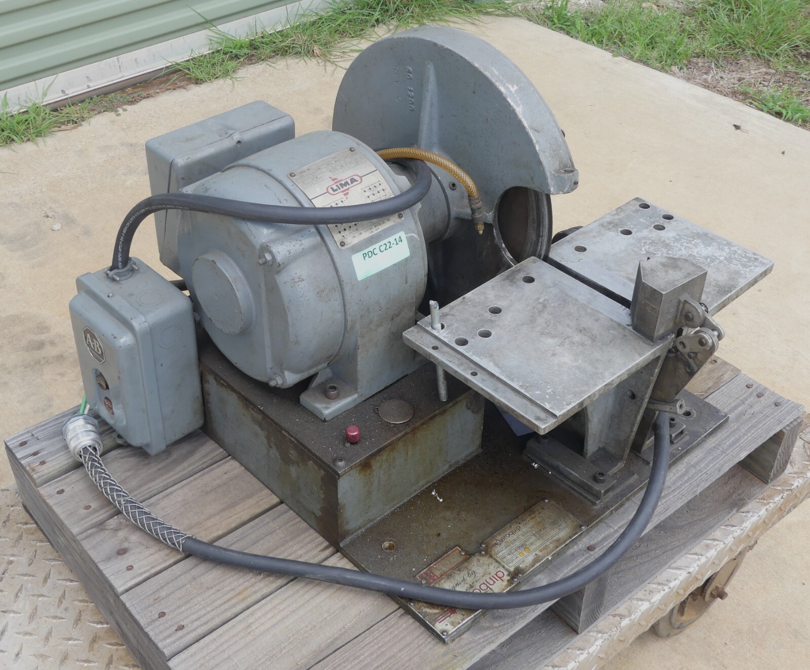 Leonard Tube Master 2C Tube & Pipe Finishing Mach +Aeroquip Hose Cut ...