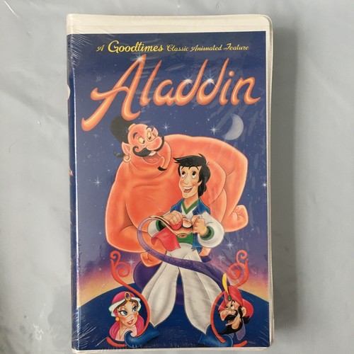 SEALED Aladdin Goodtimes Classic Platinum Series (1993, VHS, Clamshell ...