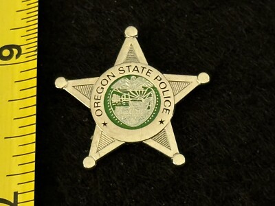 Oregon State Police Trooper Mini Badge Lapel Pin | eBay