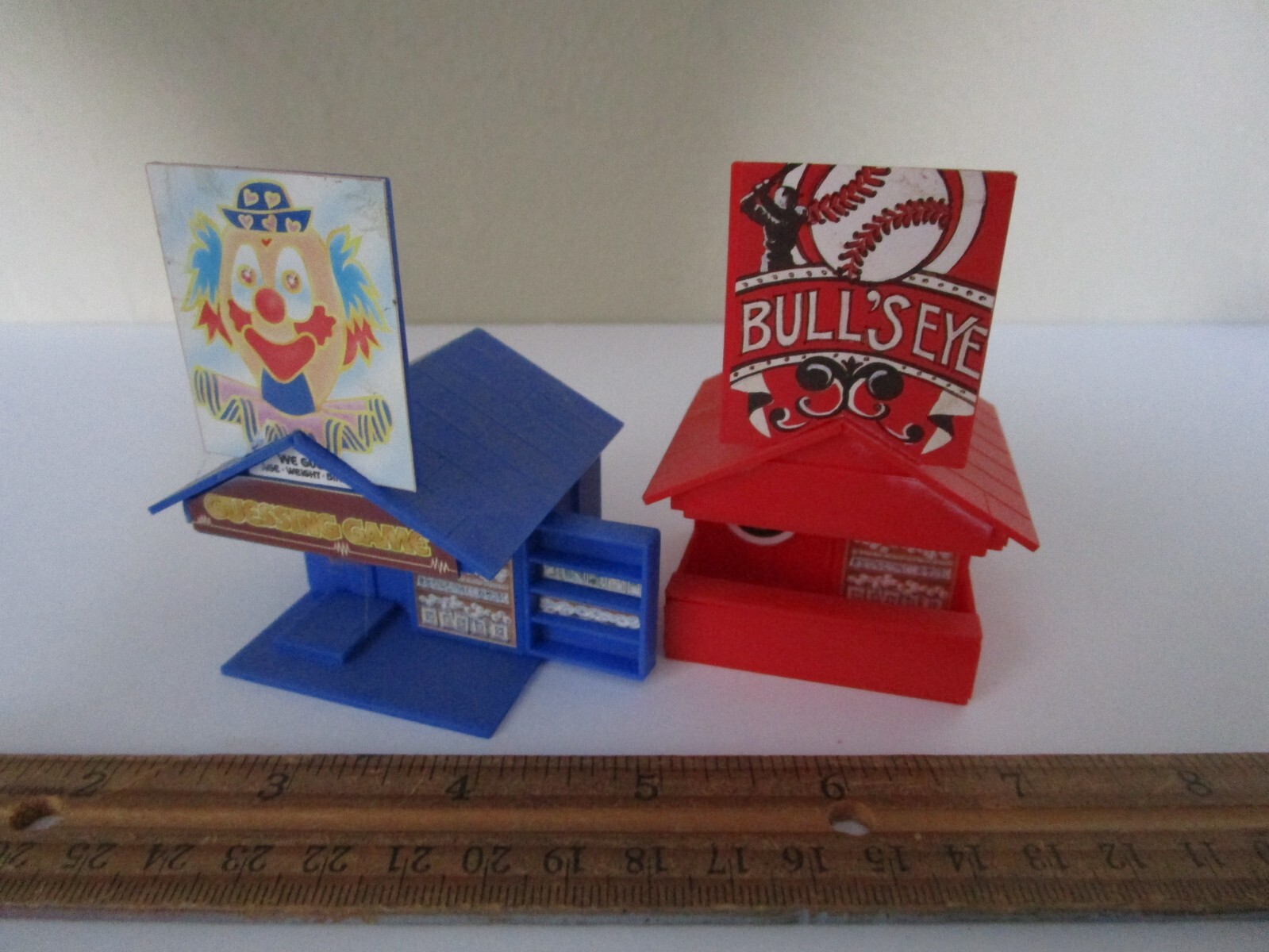 Vintage Built HO 1/87 Scale Carnival Fair Game Booths Lot For Train ...