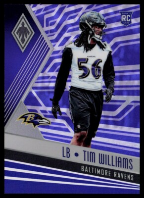 2017 Panini Phoenix Purple Tim Williams RC /149 Baltimore Ravens #181 ...
