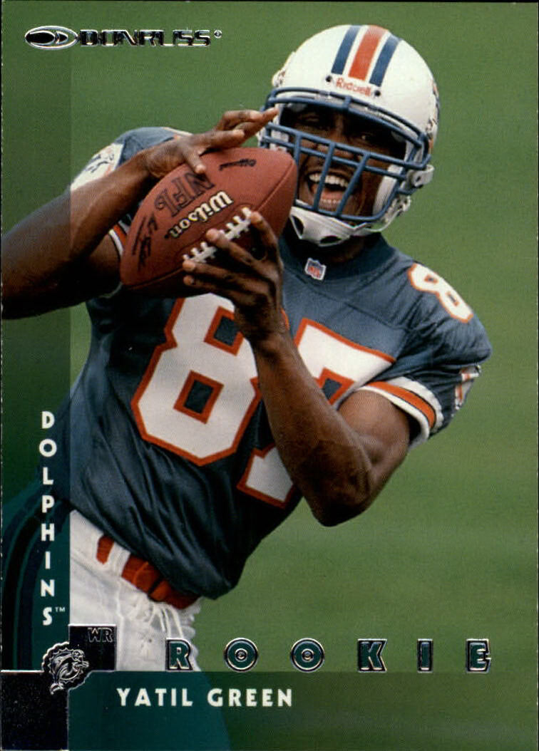 1997 Donruss Football Card #203 Yatil Green Rookie | eBay