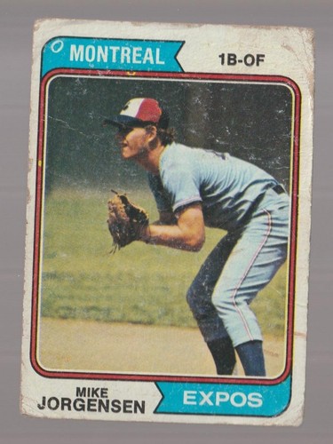 1974 Topps Mike Jorgensen Montreal Expos #549 Poor | eBay