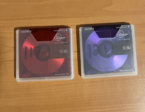 (2) Mini Disc Sony MD 80 Pre-Recorded W/ Cases | eBay