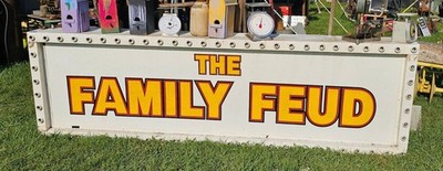 10 Foot The Family Feud Game Show Sign History Steve Harvey Richard ...