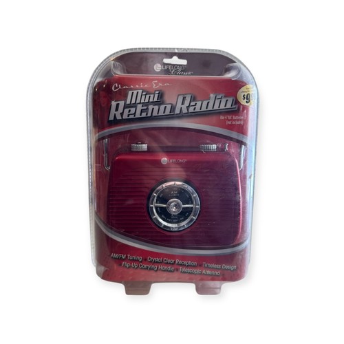 Vintage Y2K Lifelong Classic Mini Retro Radio AM FM New Sealed | eBay