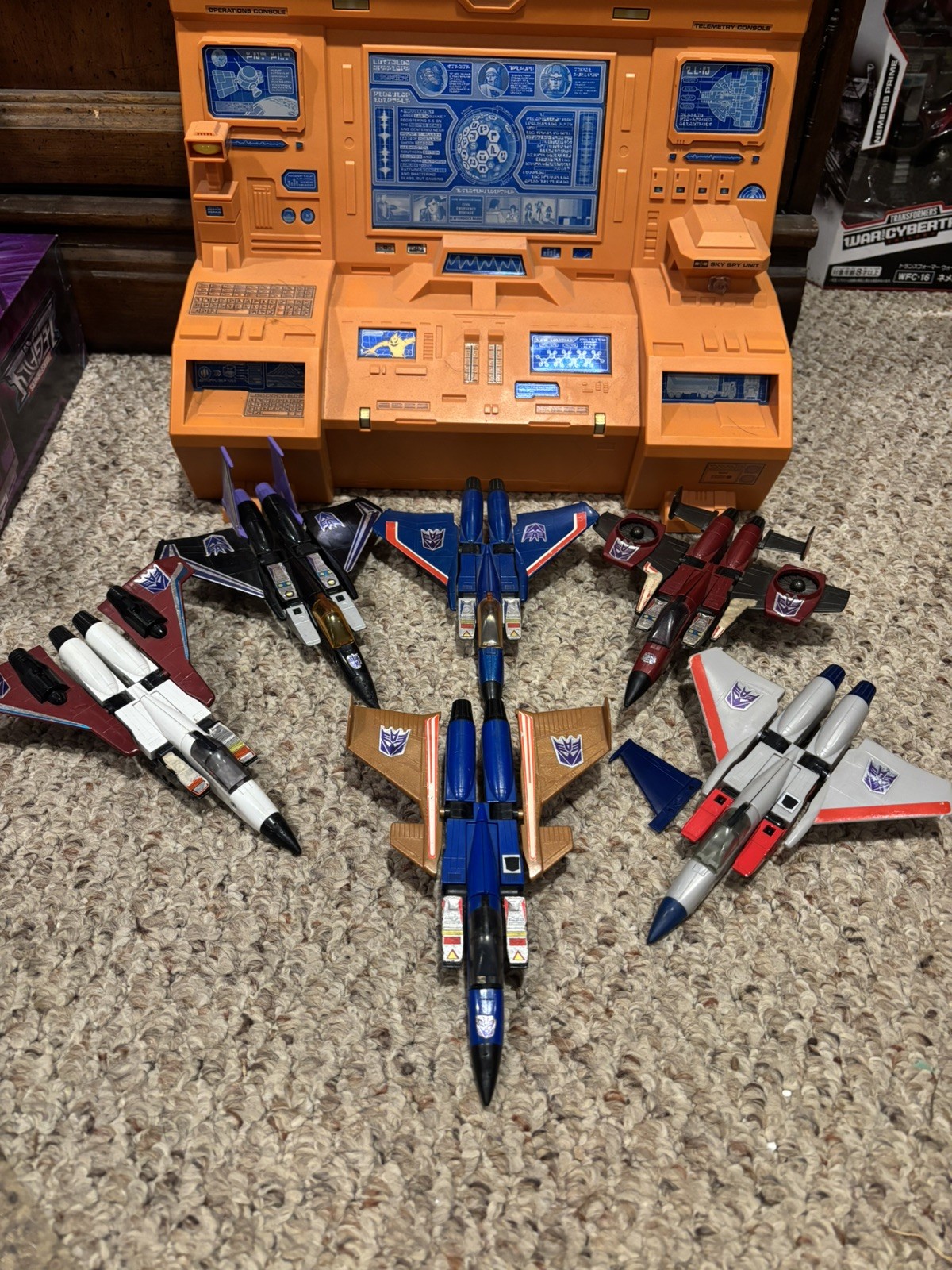 Transformers G1 6Seeker Lot Starscream Thundercraker Skywarp Thrust ...