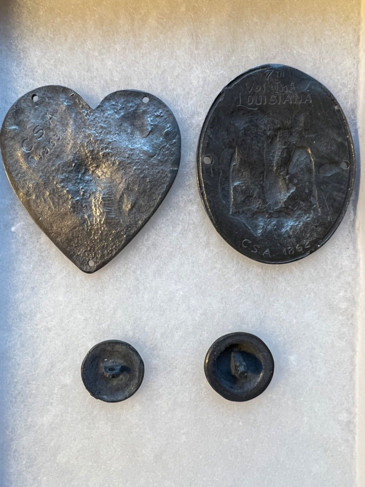 Civil War Martingale and Box Plate & Buttons | eBay