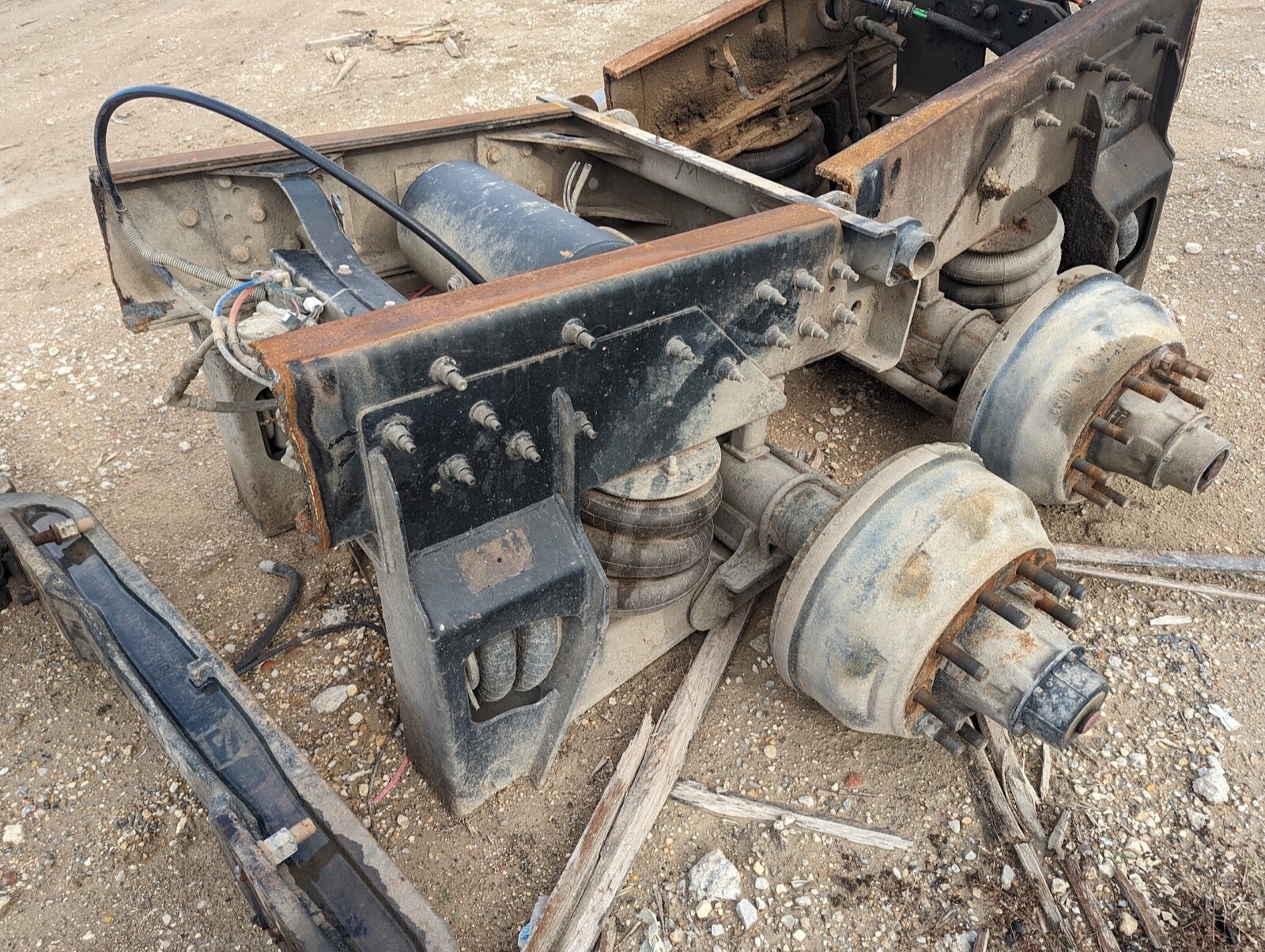 Hendrickson Non Steer Axle Tag cut off | eBay