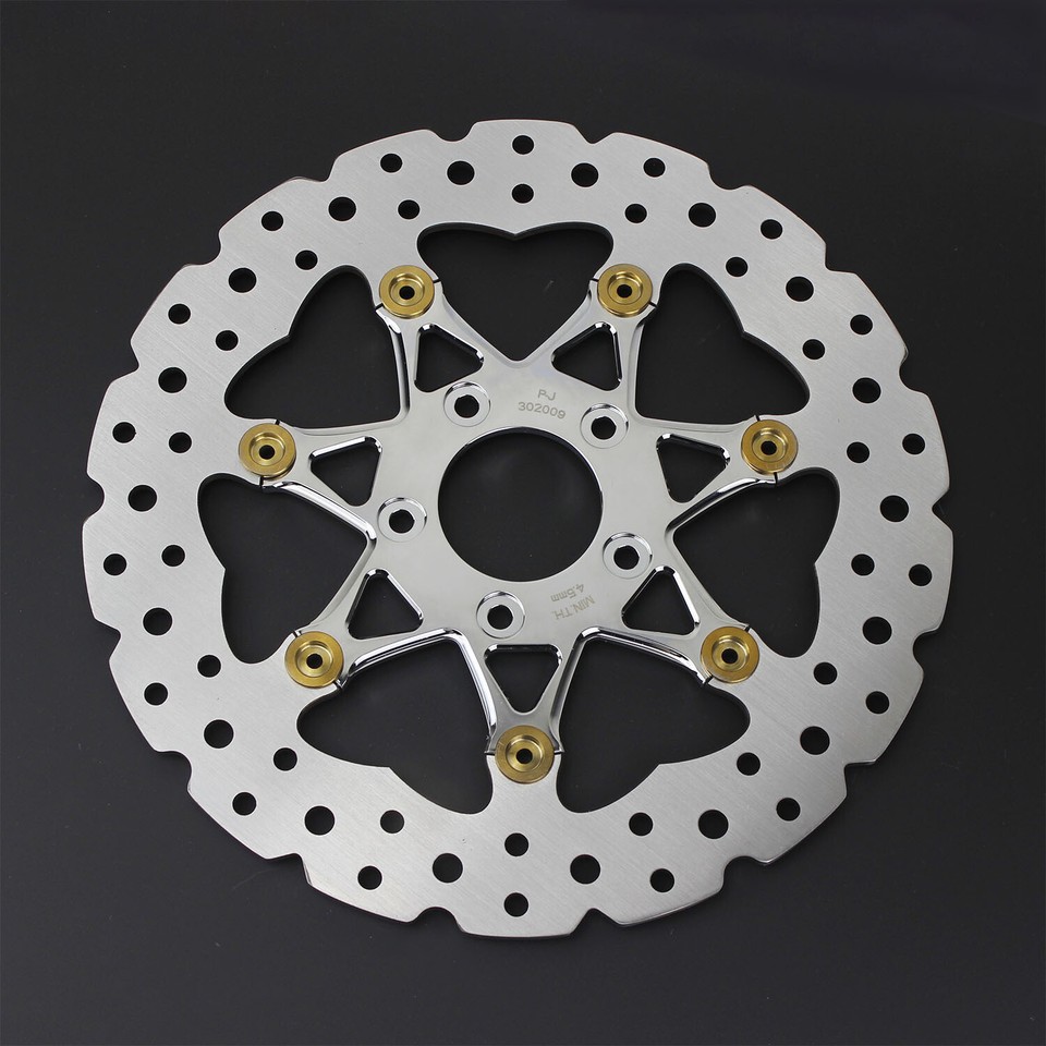 11.8" Floating Front Brake Rotor Disc for Harley Softail Dyna Touring ...