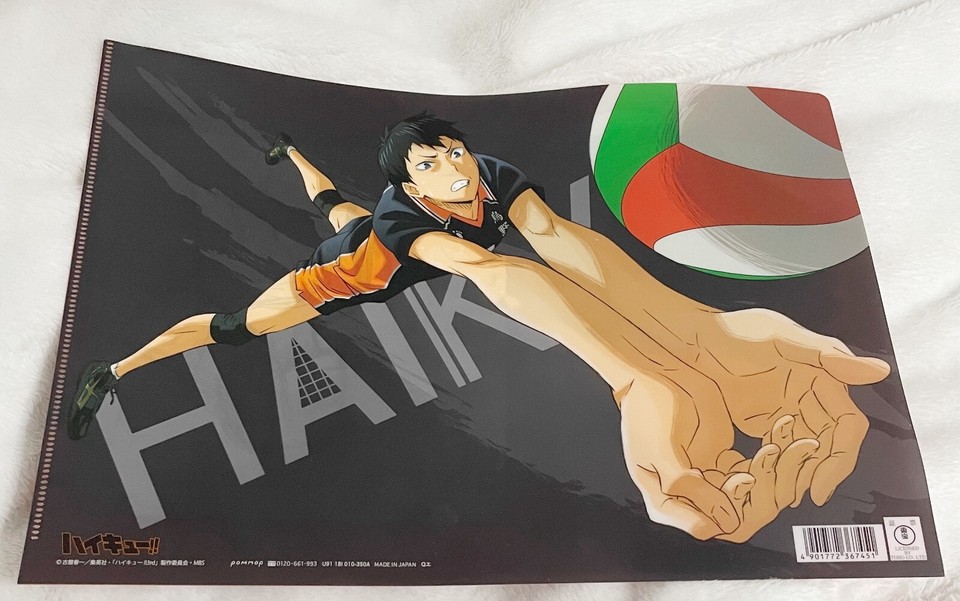 Toho Haikyuu Karasuno Hinata and Kageyama Double Sided File Folder, 12 ...