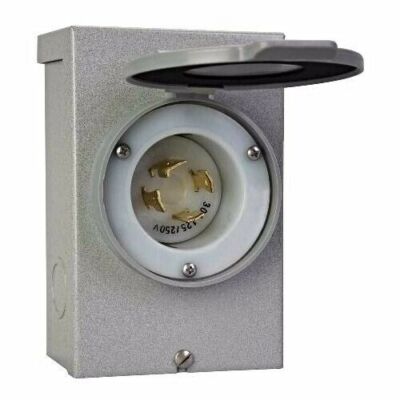 Reliance Controls PB30 30 Amp Power Inlet Box for Inlet Box for ...