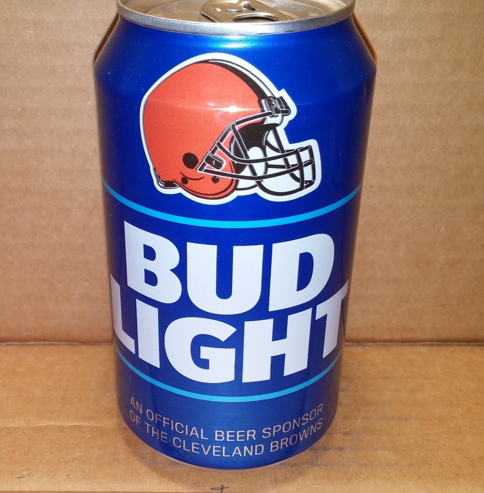 Cleveland Browns Bud Light 12 oz beer can Anheuser-Busch Company 2023 ...