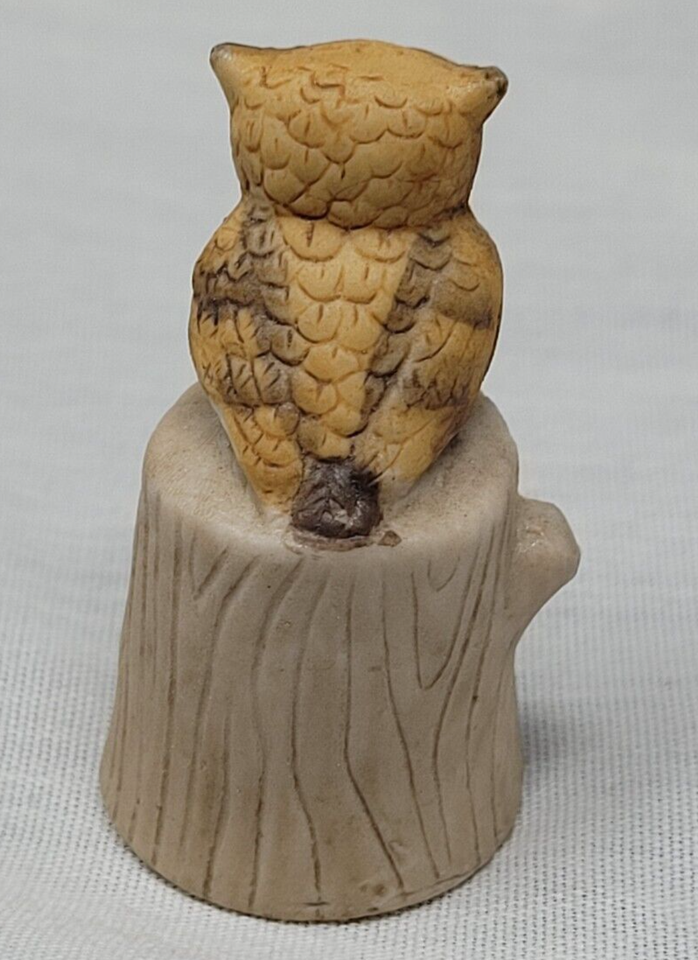 Vintage Owl Thimble Miniature Size - Enesco Taiwan-Label | eBay