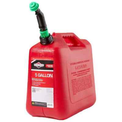 Made in USA 5 Gallon Red HDPE Spill-Proof Auto Shut-Off CARB Gas Can | eBay