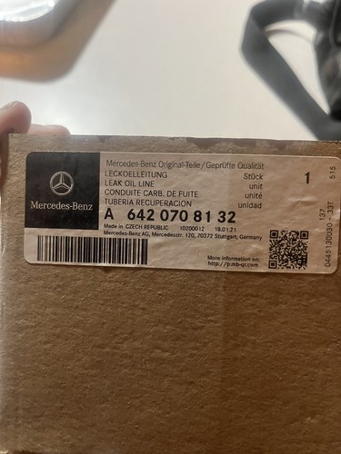 Genuine Mercedes Benz Leak Oil Line A 6420708132 | eBay
