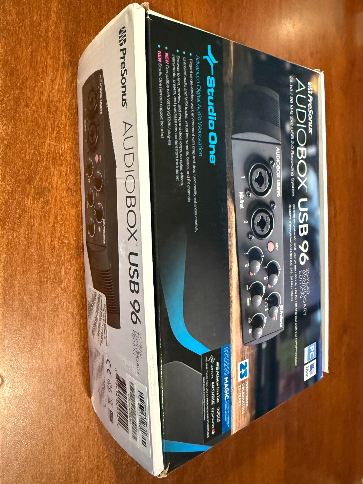 PreSonus AudioBox 96 USB Audio Recording Interface - 25th Anniversary ...