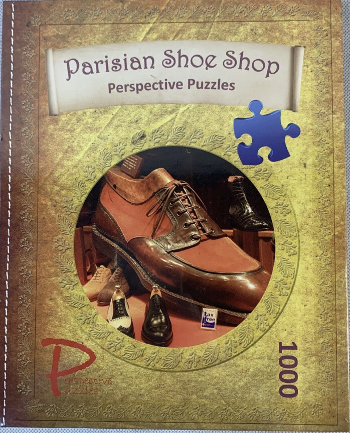 NEW 1000 Piece Perspective Puzzles Parisian Shoe Shop Large Jigsaw ...