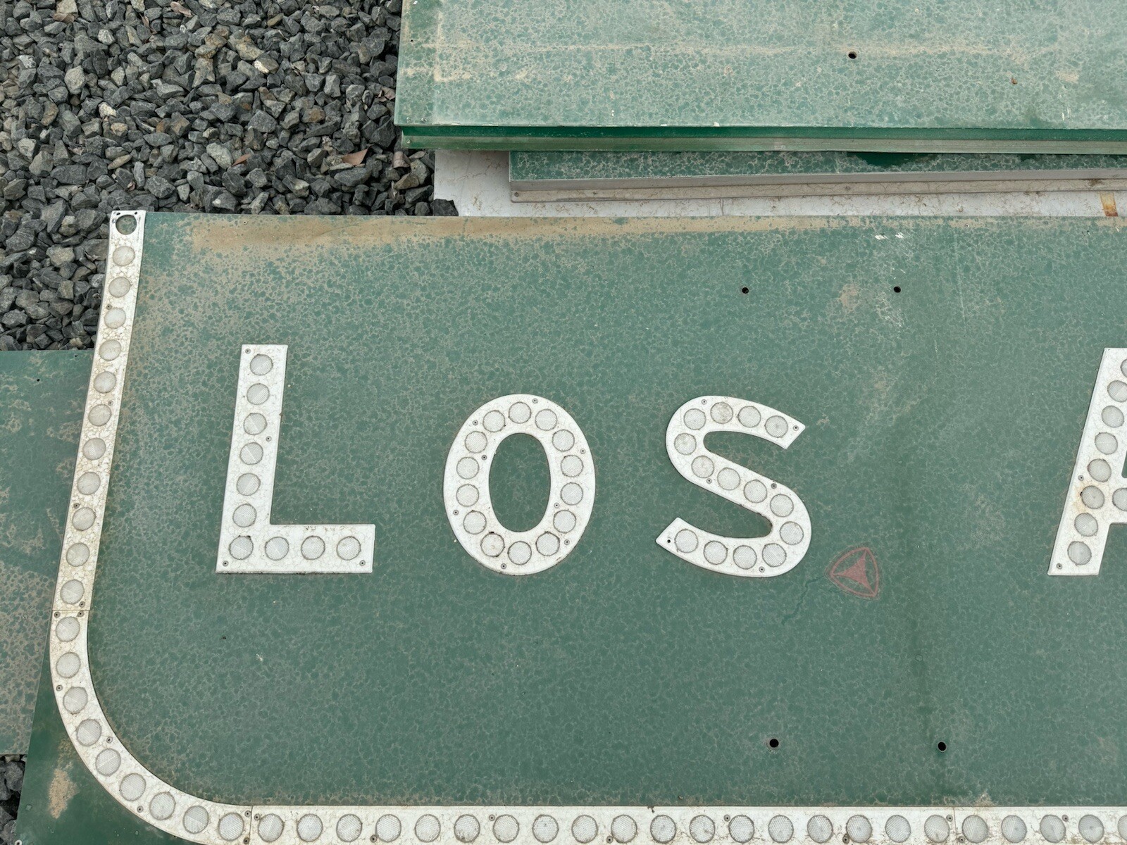 Vintage Aluminum Highway Road Sign Reflective Crafting Button Copy ...