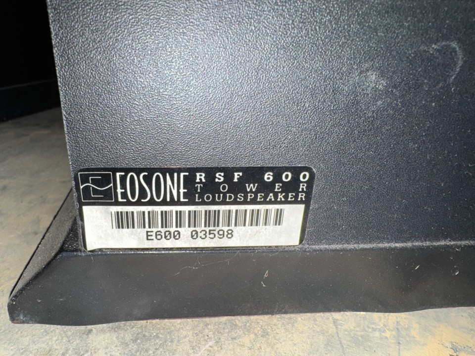 Eosone RSF-600 Tower Speakers and RSP-100 Subwoofer Amplifier SET (3 ...