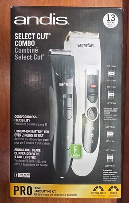 NEW! 24610 ANDIS Select Cut Combo Home Hair Cutting 13 Piece Kit | eBay