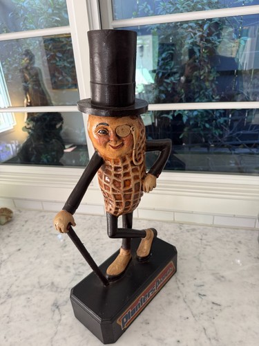 Planters Mr Peanut 27" Door Greeter Statue One Tiny Paint Chip | eBay