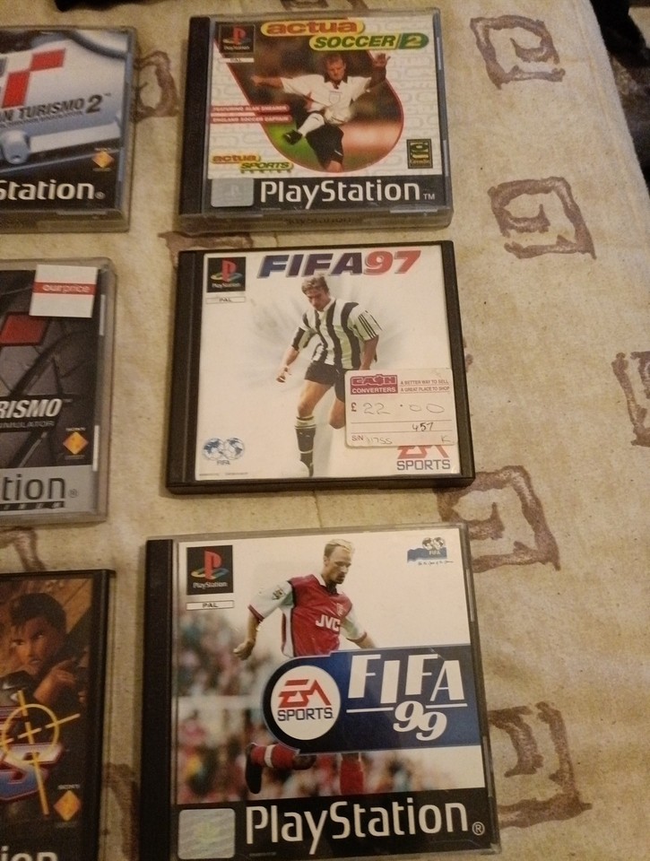 PS1 Game Bundle With Manuals Good Condition | eBay UK