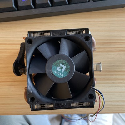 AMD AV-Z7UH40Q001 Socket AM3/AM2 4-pin CPU COOLING Fan & Heatsink w ...