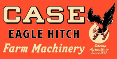 Case Eagle Hitch Farm Machinery NEW Sign 18"x36" USA STEEL XL Size 8 ...