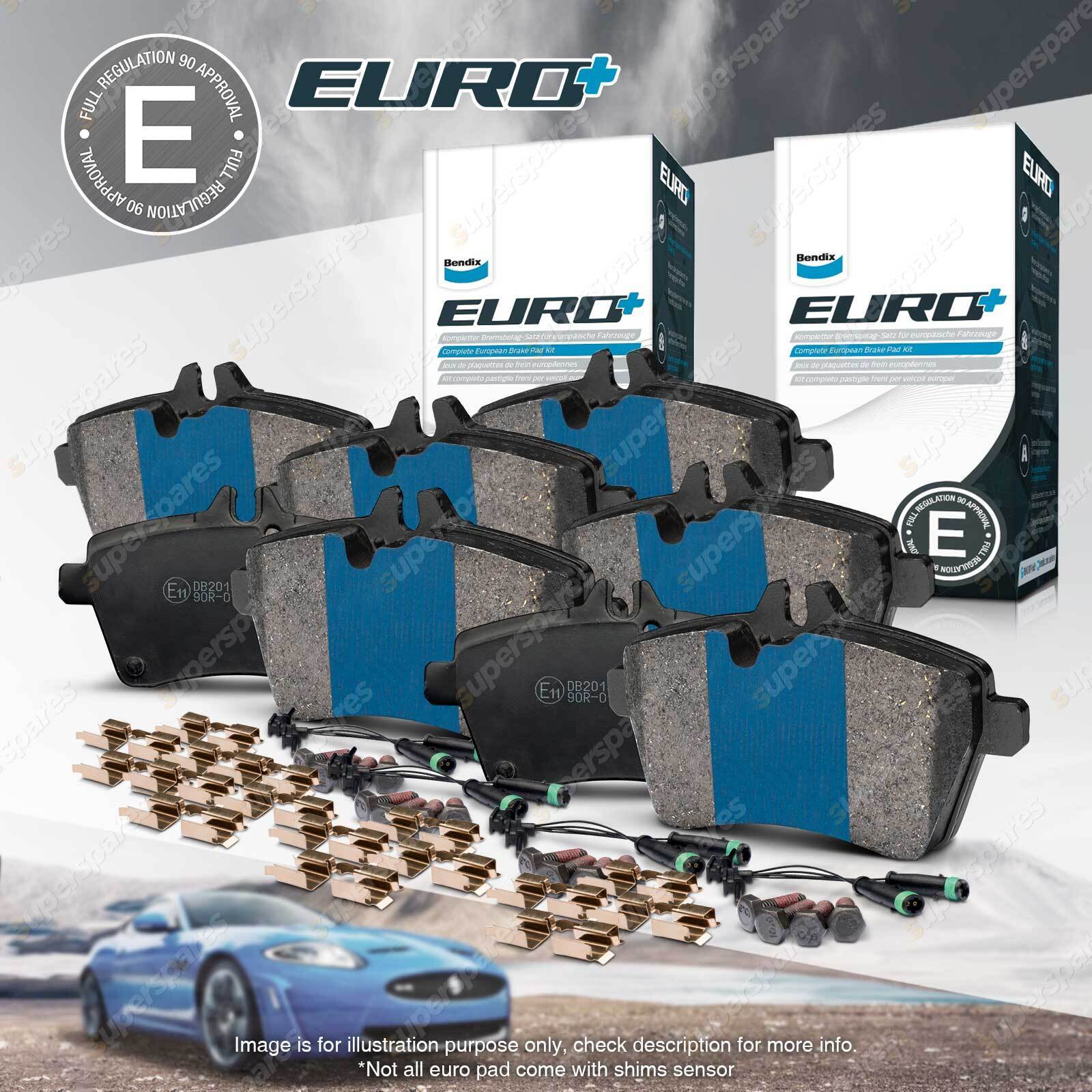 8Pcs Bendix F+R Euro+ Brake Pads Set for Jaguar E-Pace X540 F-Pace X761 ...