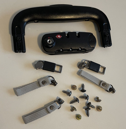 Samsonite Suitcase Luggage Lock TSA002 Handle Zipper Hold Pulls Screws ...