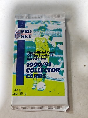 Lot Of Pro Set Soccer "Football" Association Unopened Card Packs 1990/ ...