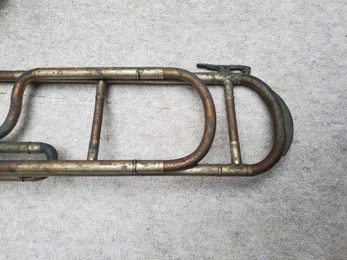 old & rare rotary trombone, 4 rotary valves "Rudolf Jirgal Znojmo ...