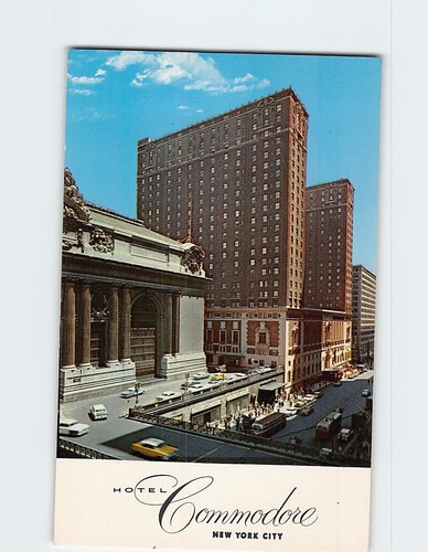 Postcard Hotel Commodore New York City New York USA | eBay