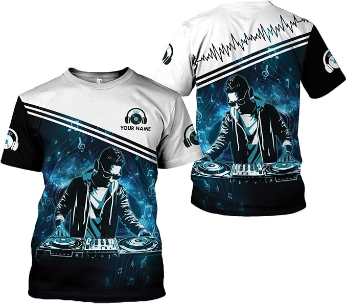 Custom DJ Shirts Tshirts Gifts for Women Best Gifts for DJs Men Funny ...