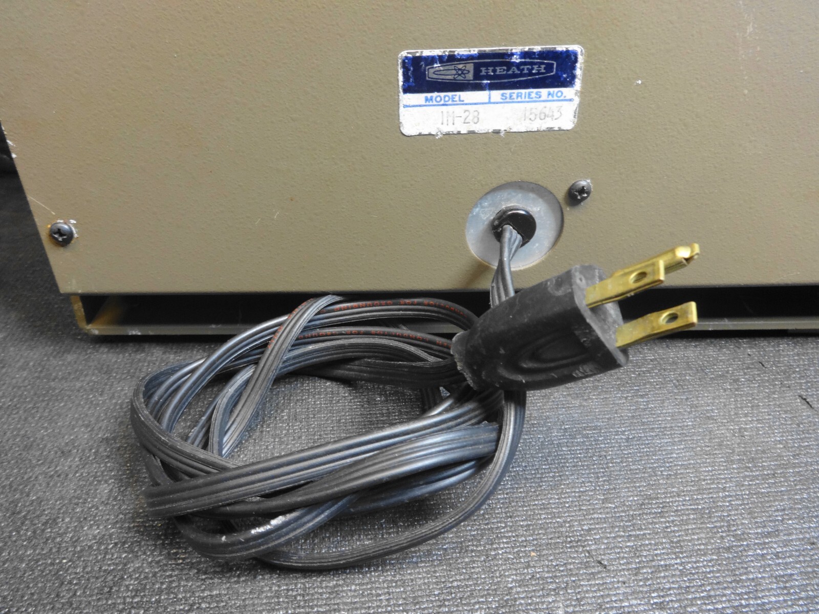 Heathkit VTVM MODEL IM-28 Vintage Vacuum Tube Voltmeter Tester w/ PK-3A ...