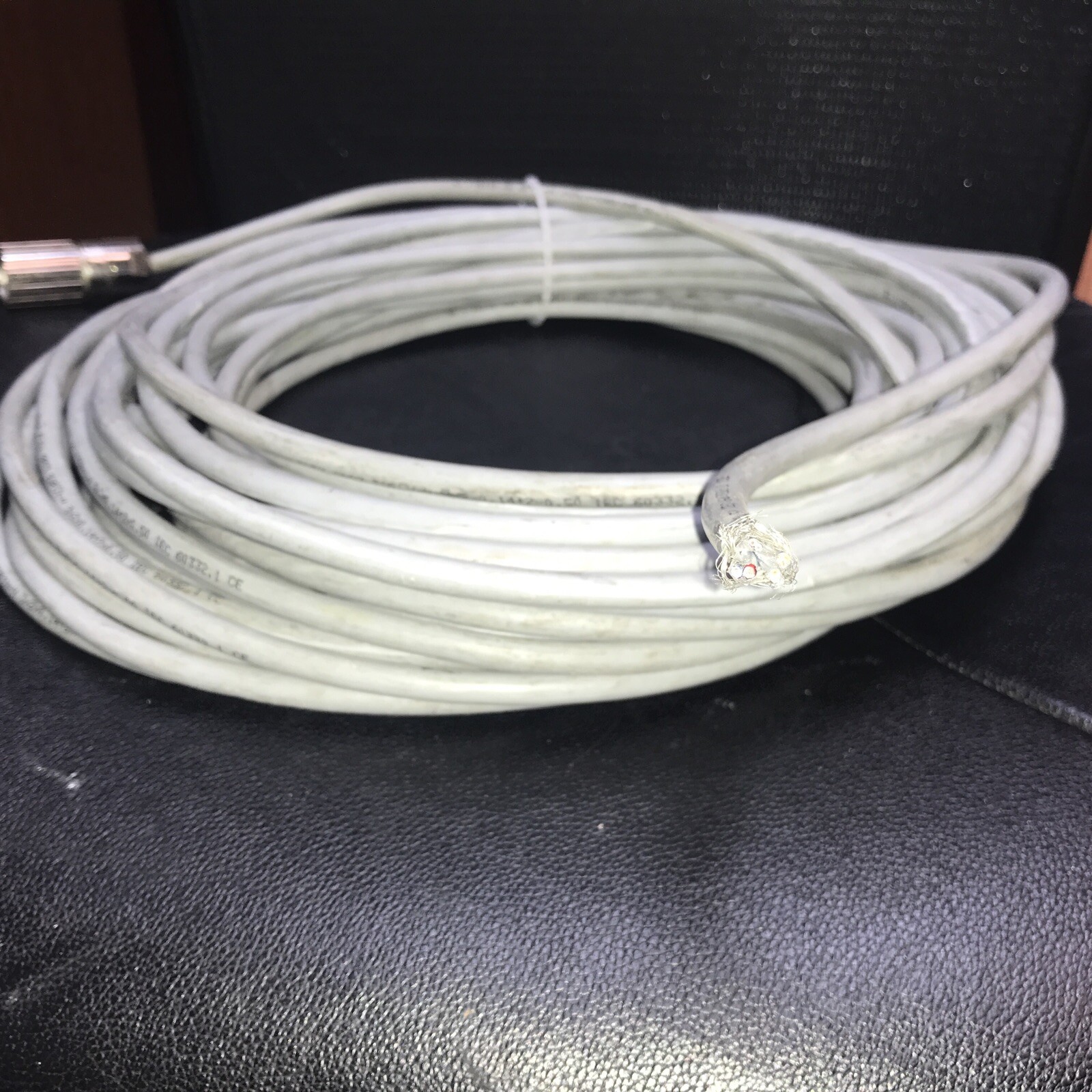 LENZE SERVO CABLE ASSEMBLY FOR EVS9300 DRIVE & MDSKSRS MOTOR 45'L GRAY ...