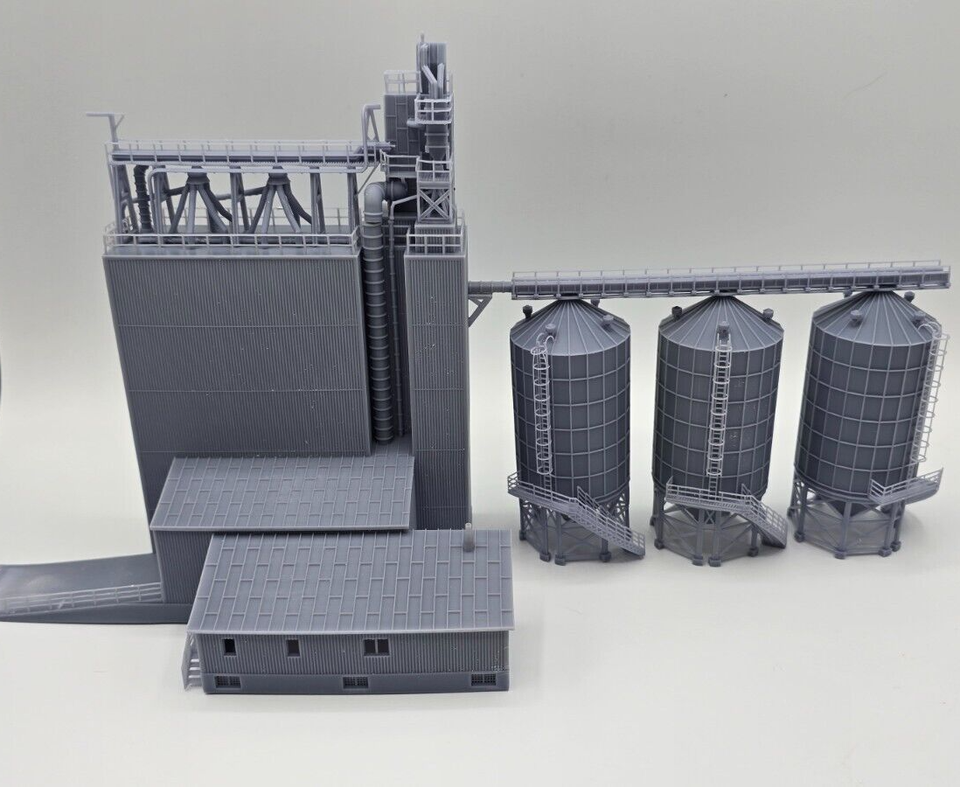 N Scale Grain Elevator 1:160 | eBay