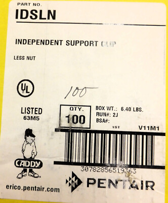 CADDY IDSLN INDEPENDENT SUPPORT CLIPS, CHOOSE QTY. | eBay