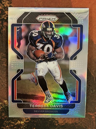 2021 Panini Prizm Silver Parallel Terrell Davis #206 - Broncos | eBay