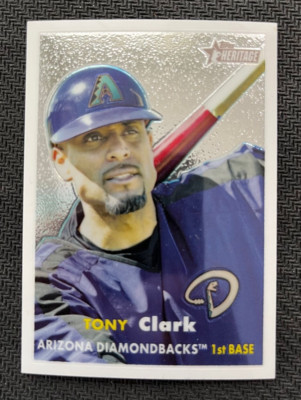 2006 Topps Heritage #102 Tony Clark Chrome #/1957 - Arizona ...
