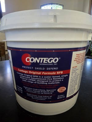 Contego Original Formula Intumescent Fire Resistant Coating 1 gallon ...