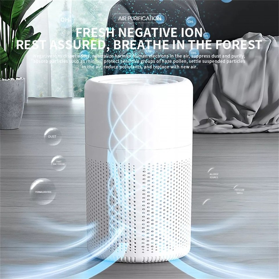 For Large Room Medical Grade HEPA Air Purifier Smoke Odor Pet Home Air ...
