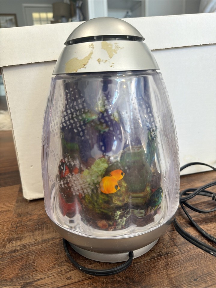 Vintage Y2K Rabbit Tanaka Rotating Motion Saltwater Fish Aquarium Night ...