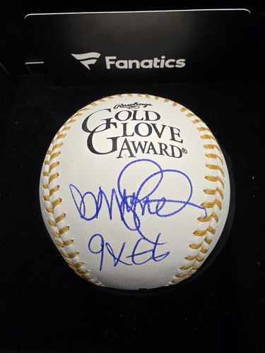 Chicago Cubs Ryne Sandberg Signed Autograph Inscription 9x Gold Glove ...