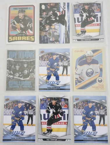 Tage Thompson Hockey Card Lot (9 Cards) | eBay