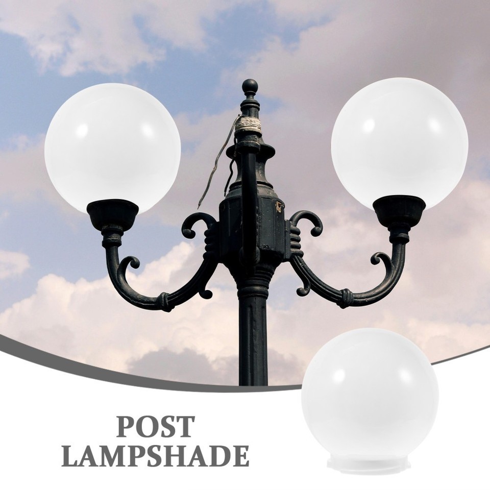 Globe Light Bulb Cover Post Lamp Shade Replacement Shades for Wall ...