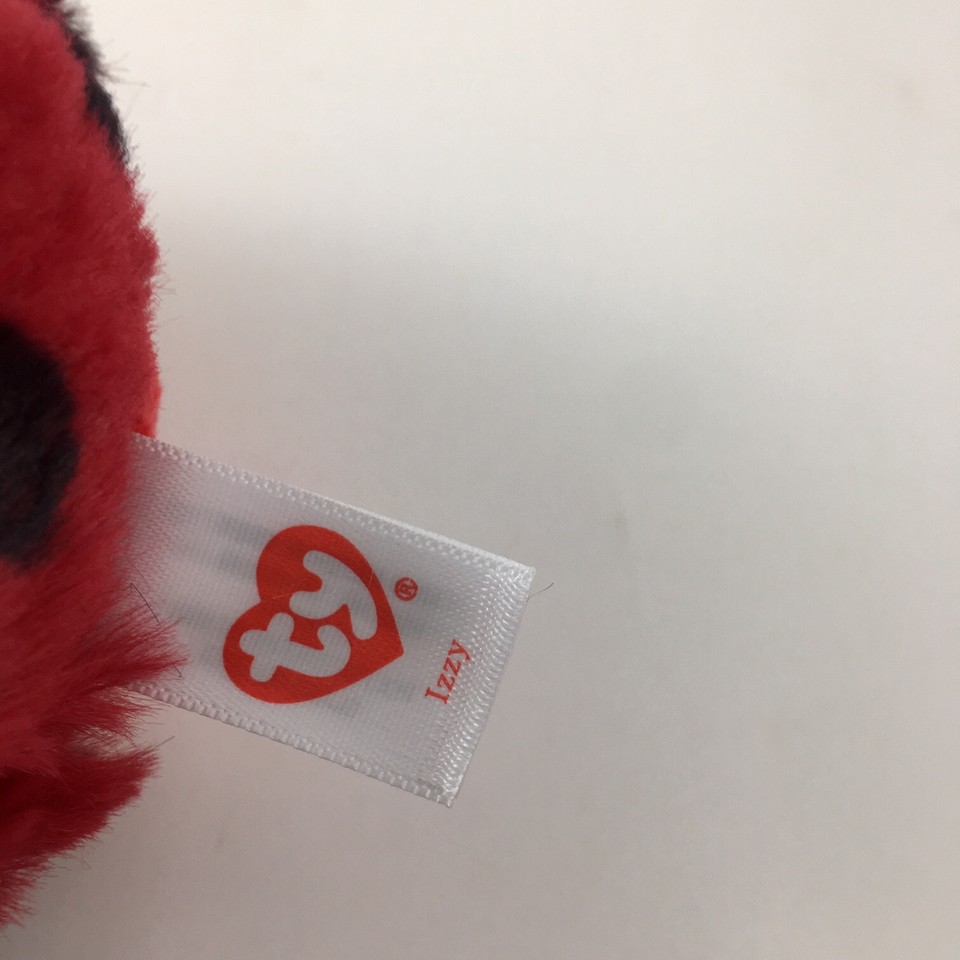 Ty Puffies (Beanie Balls) - IZZY the Ladybug (4 inch) Plush Toy NEW ...