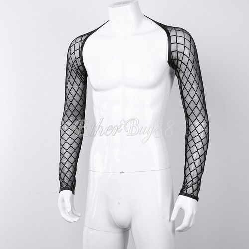 Muscle Comfy Mesh Net Fishnet Sheer Mens Vest Sleeveless Shirt Tank ...