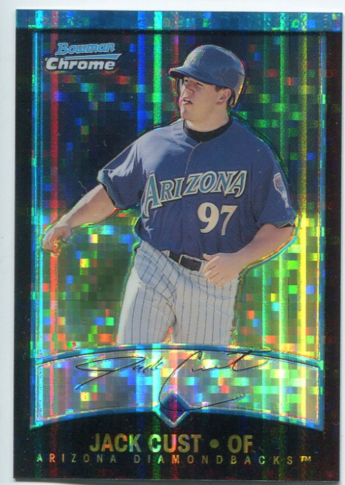 2001 Bowman Chrome X-Fractors Arizona Diamondbacks Baseball Card #245 ...